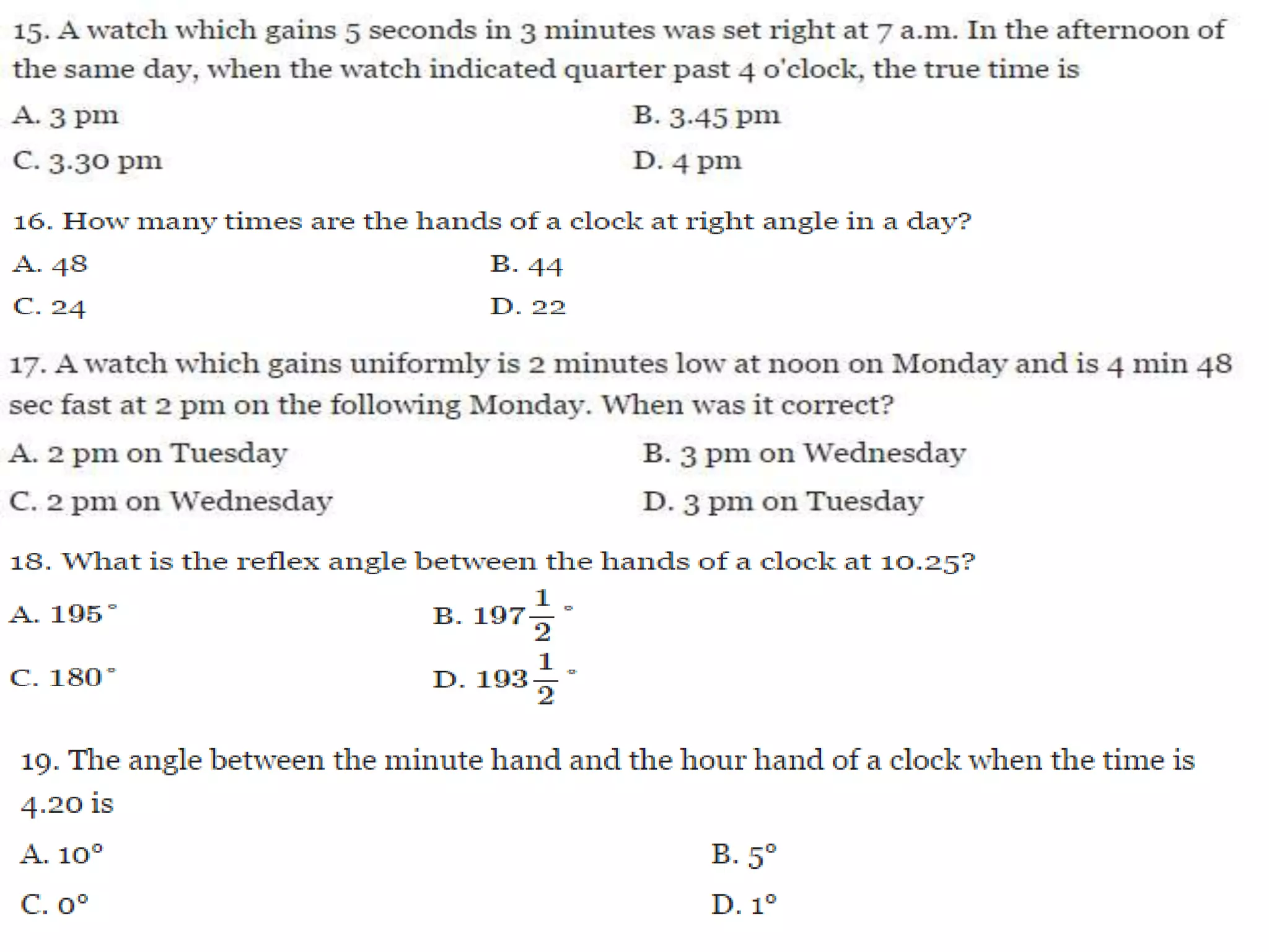 Clocks(quantitative aptitude) | PPTX