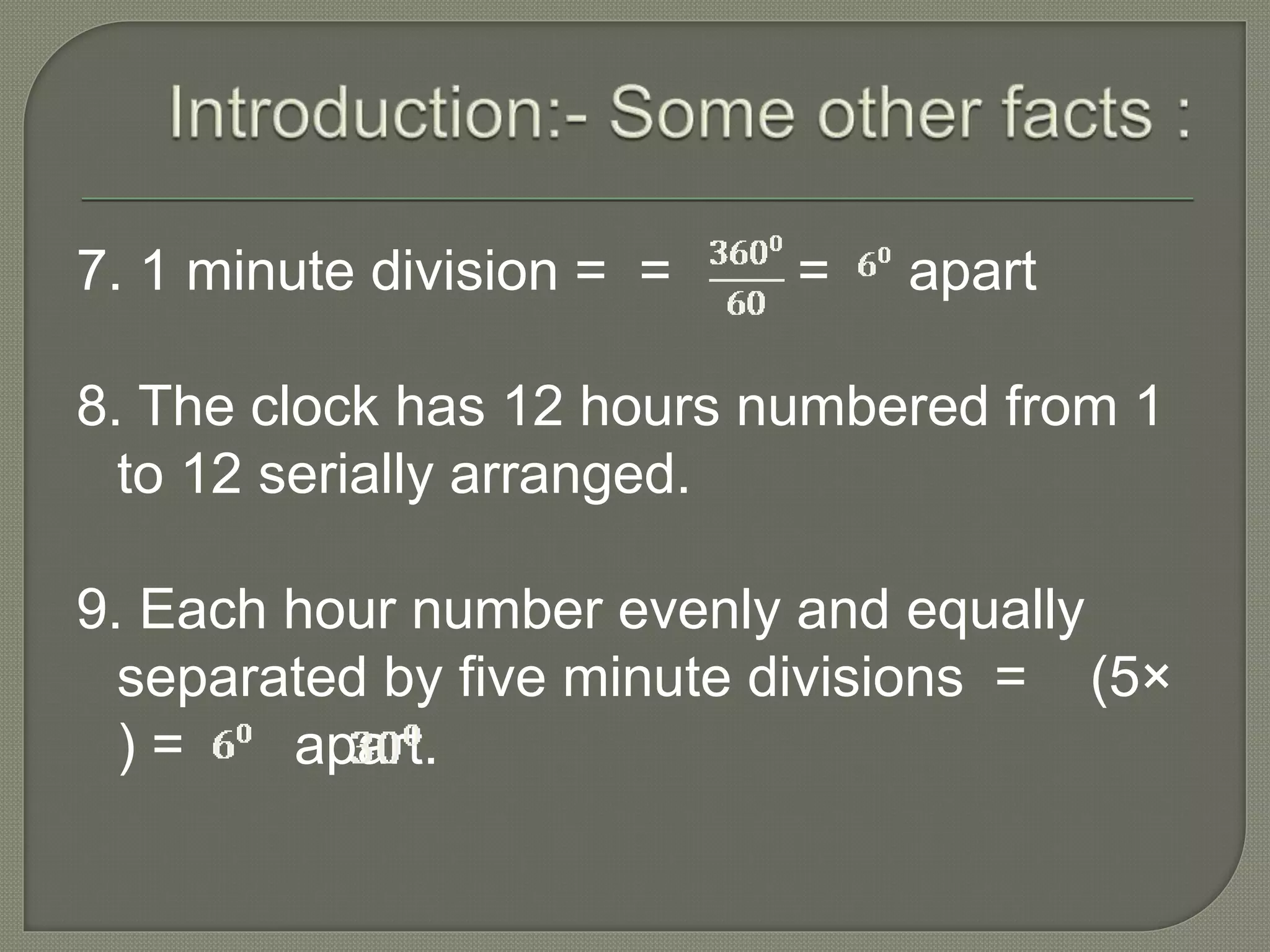Clocks(quantitative aptitude) | PPTX