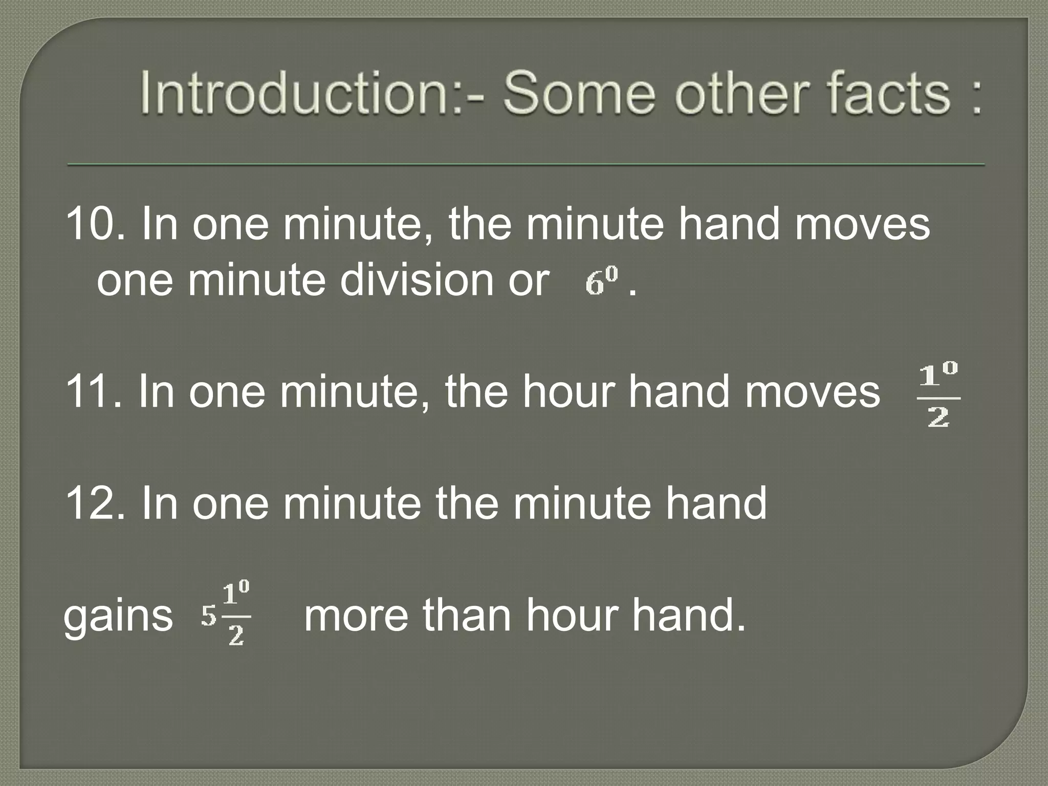 Clocks(quantitative aptitude) | PPTX