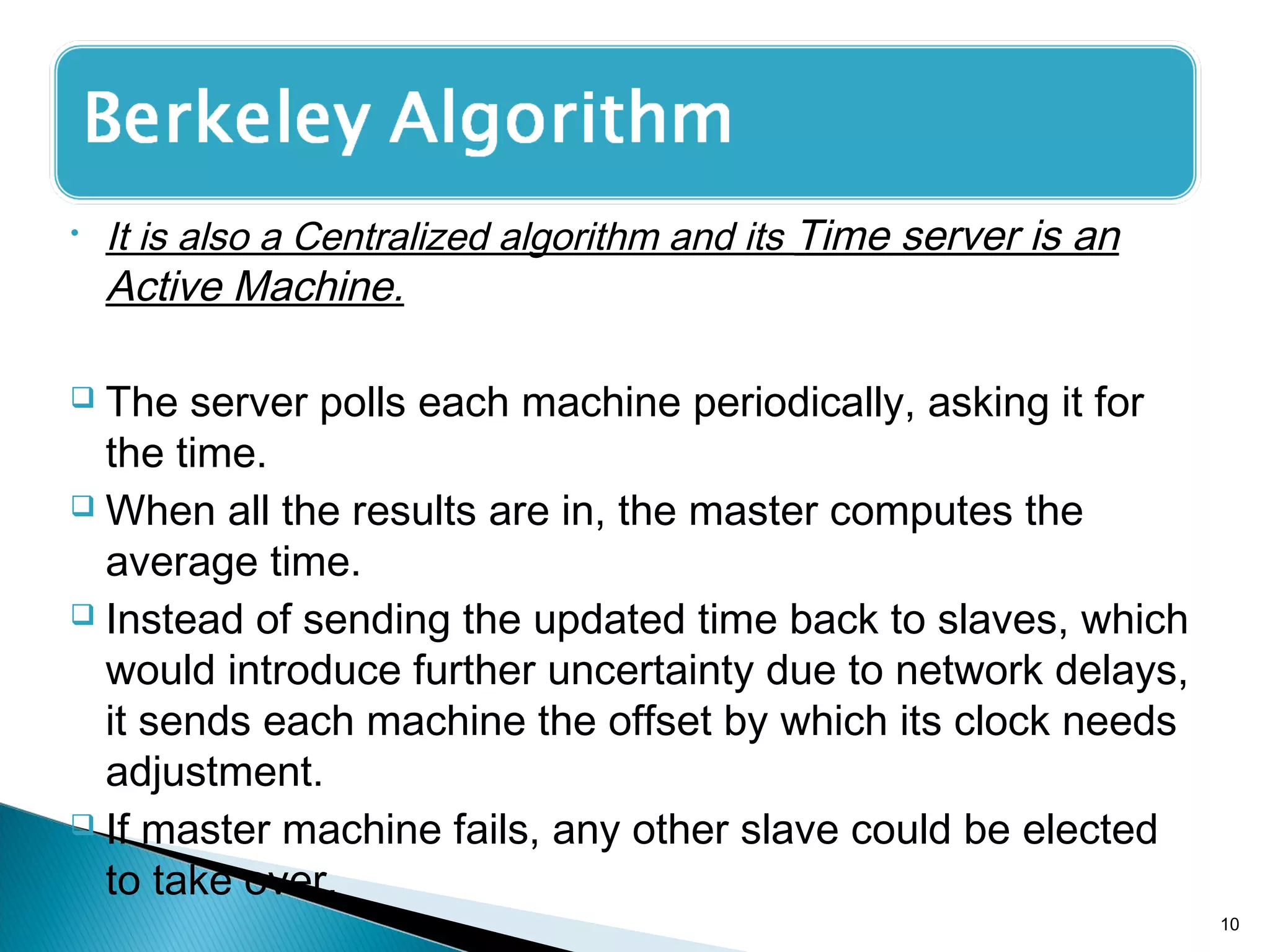 Clock synchronization in distributed system | PPT