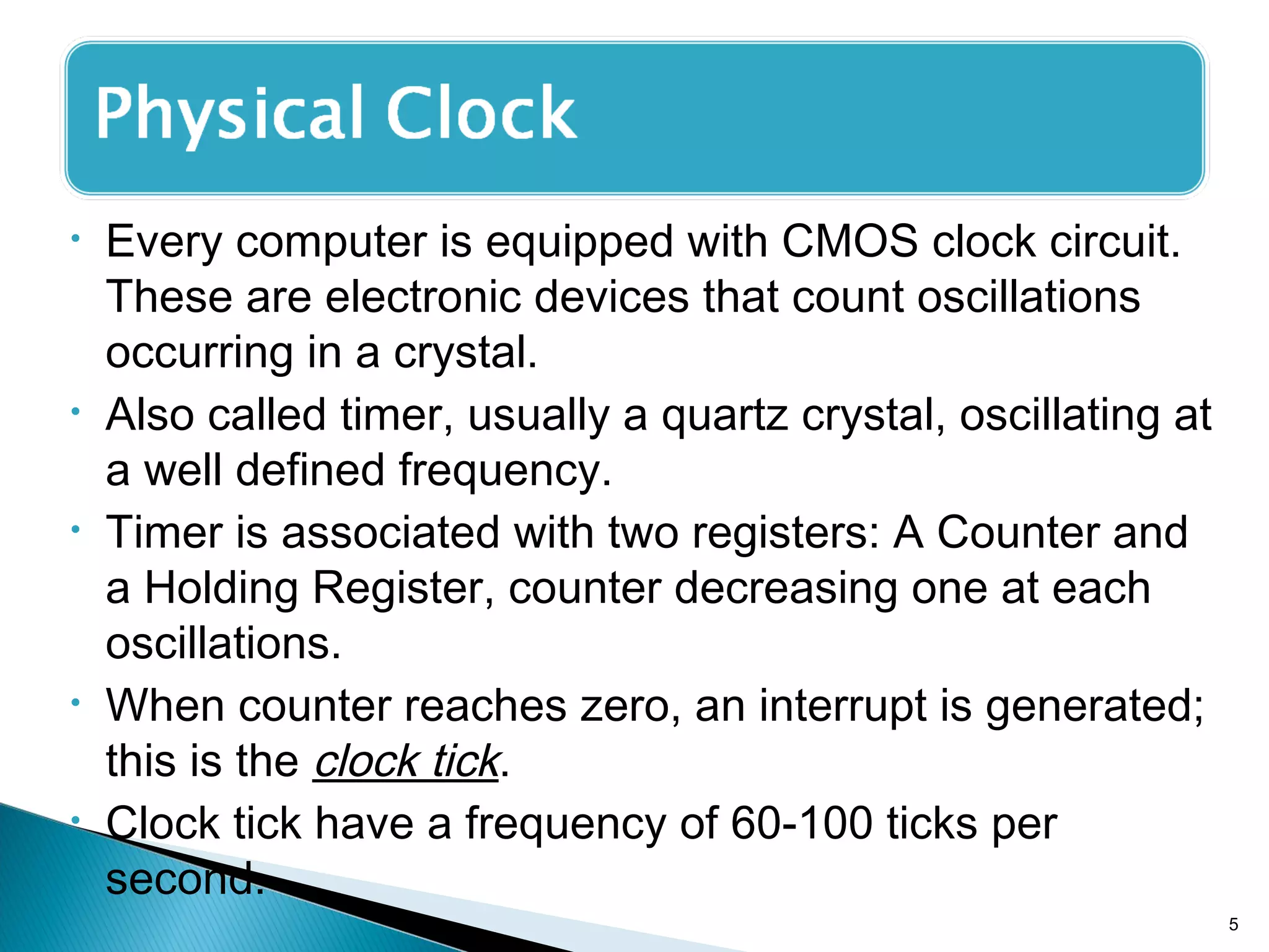 Clock synchronization in distributed system | PPT