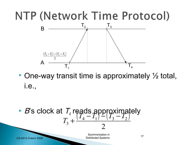 Clock synchronization in distributed system | PPT