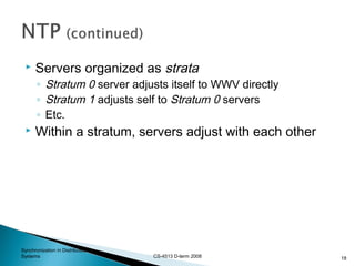 Clock synchronization in distributed system | PPT