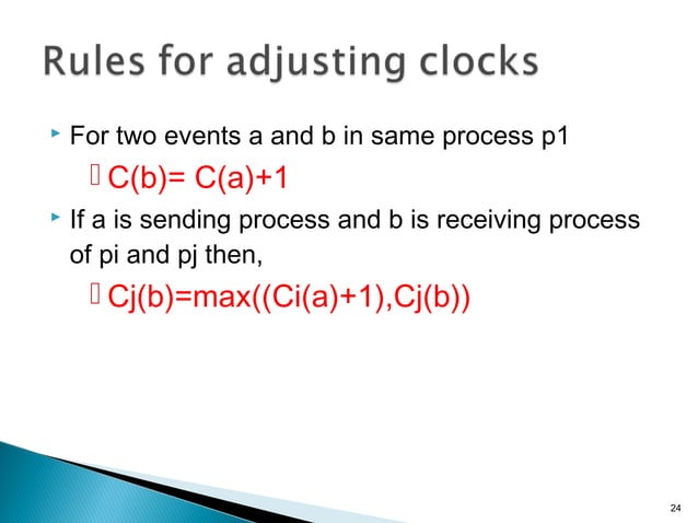 Clock synchronization in distributed system | PPT