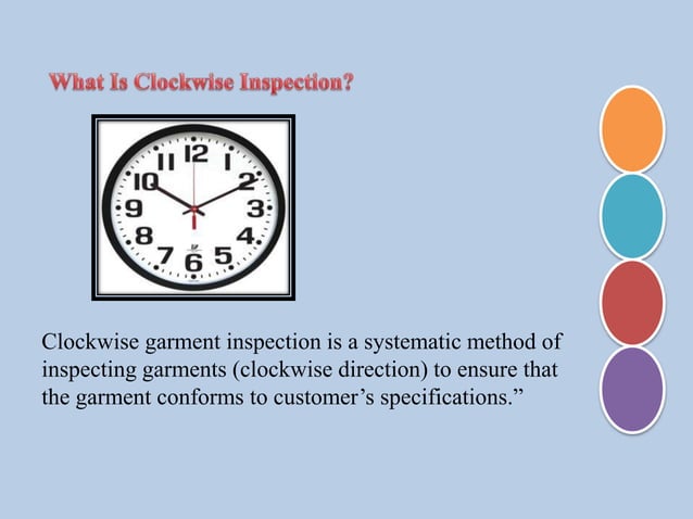 Clockwise inspection | PPTX