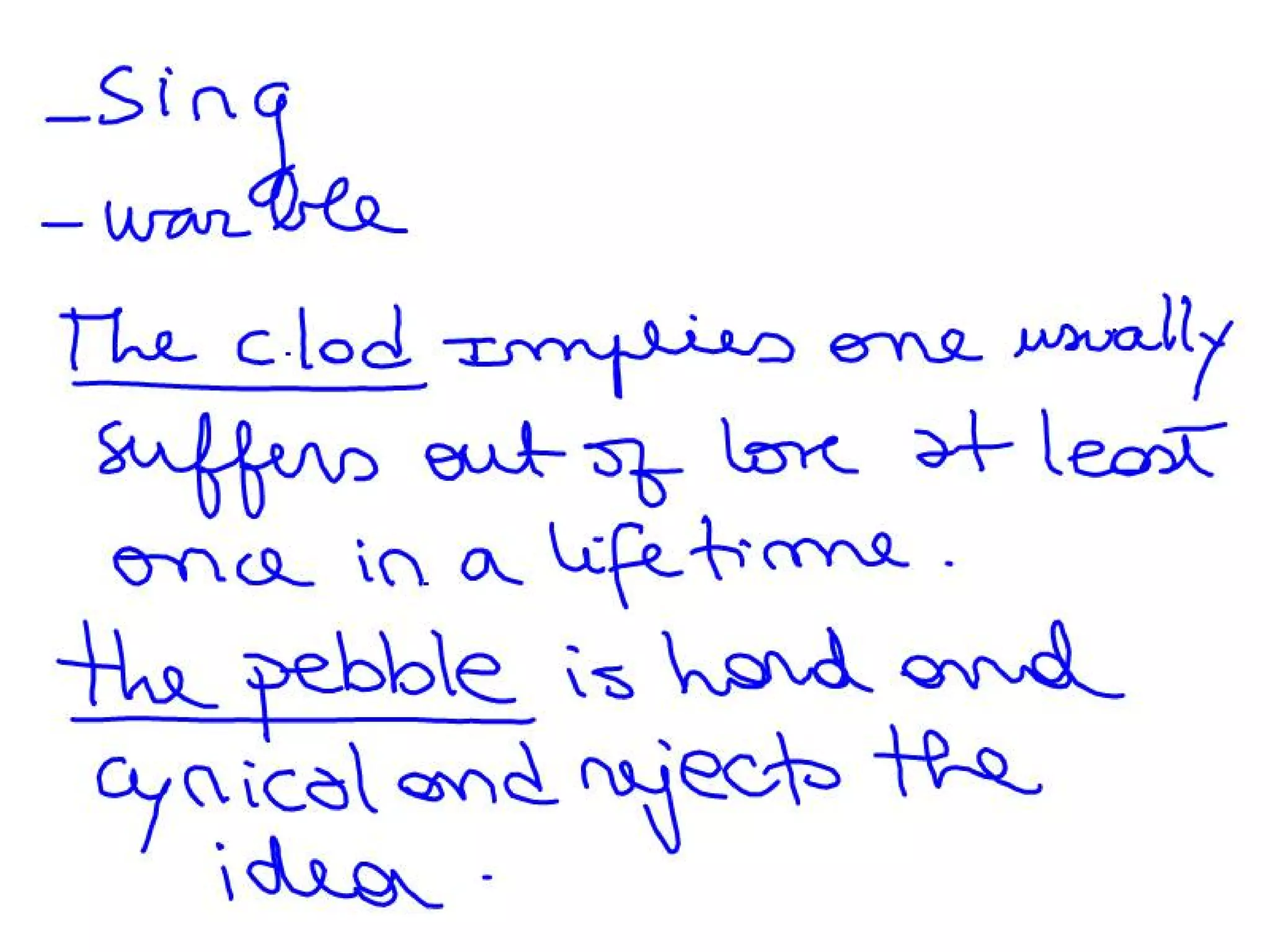 The Clod and The Pebble | PDF