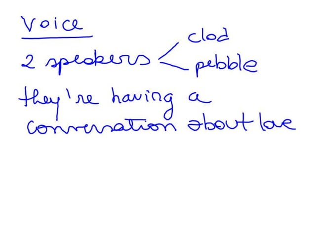 The Clod and The Pebble | PPT