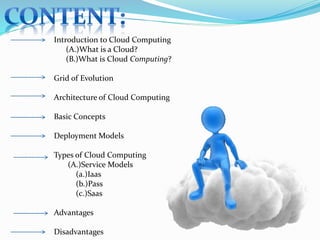 All about Clod computing | PPTX | Cloud Computing | Internet