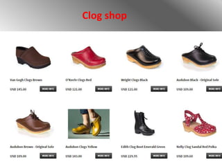 Clog Shop | PPTX
