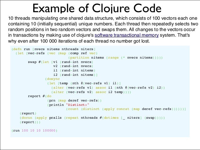 Clojure intro Clojure intro