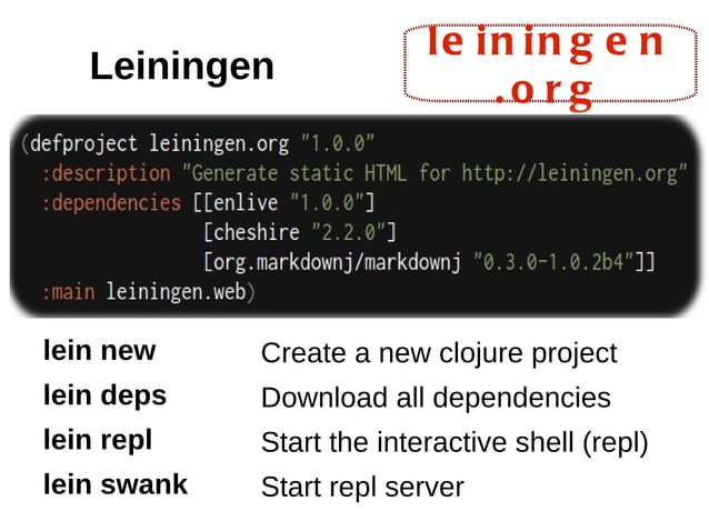 Clojure made really really simple | PPT