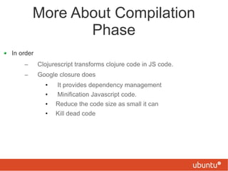 Presentation about ClosureScript fraemework | PPT