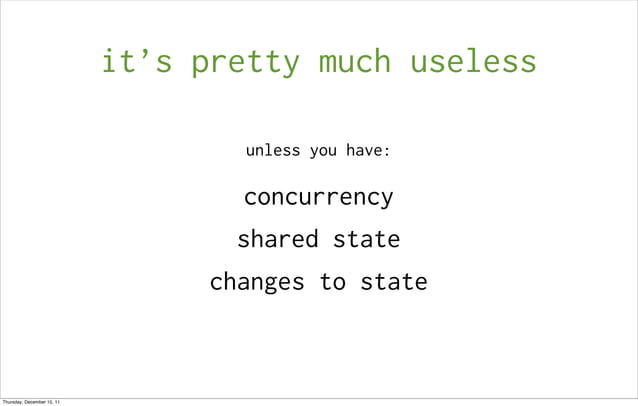 Introduction to Clojure's STM | PPT