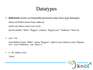 Clojure basics | PPT