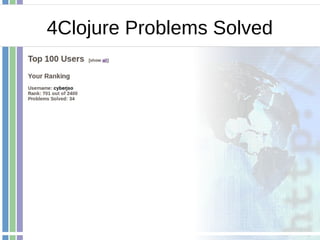 Clojure functions midje | PPT | Free Download