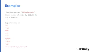How we use Instaparse | PPT
