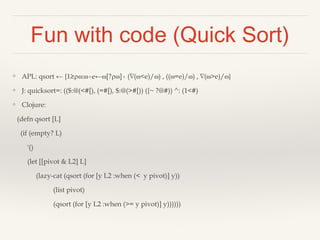Introduction to Clojure - EDGE Lviv | PPT