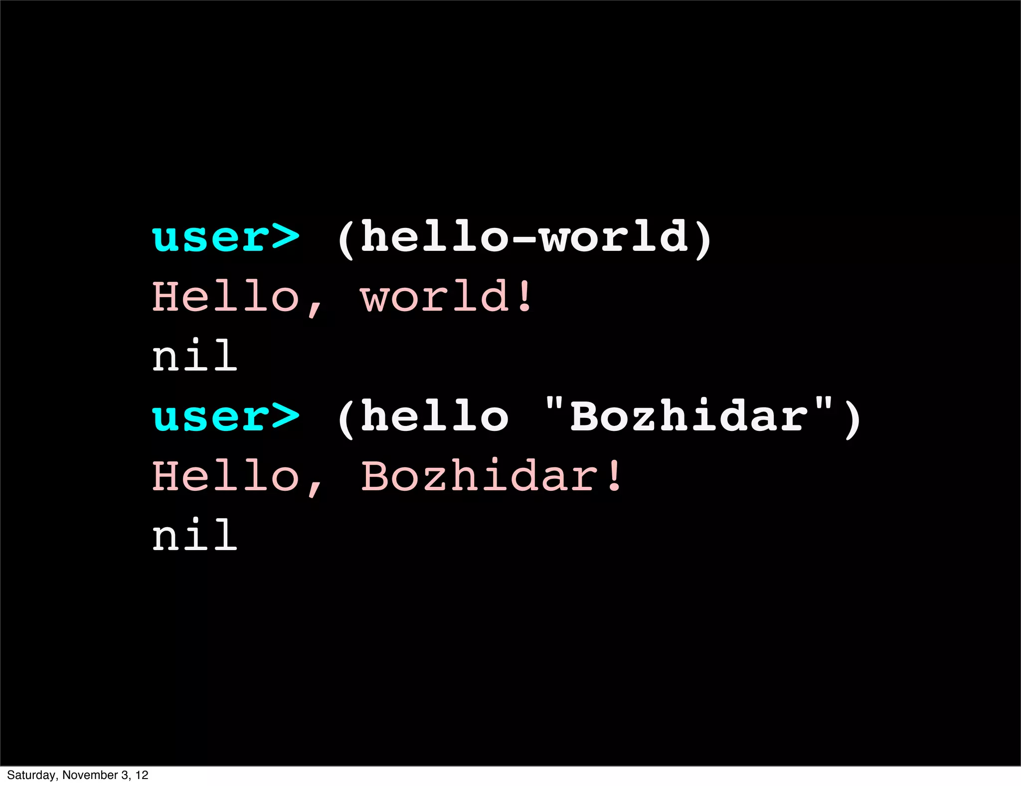 Clojure: Return of the Jedi | PPT