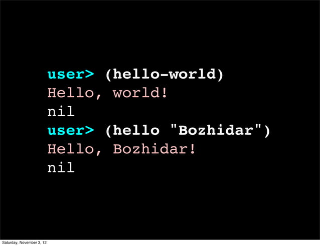 Clojure: Return of the Jedi | PPT