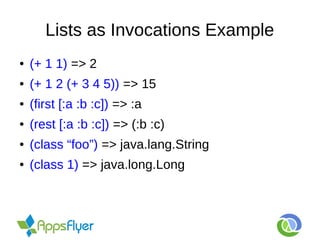 Clojure presentation | ODP | Programming Languages | Computing
