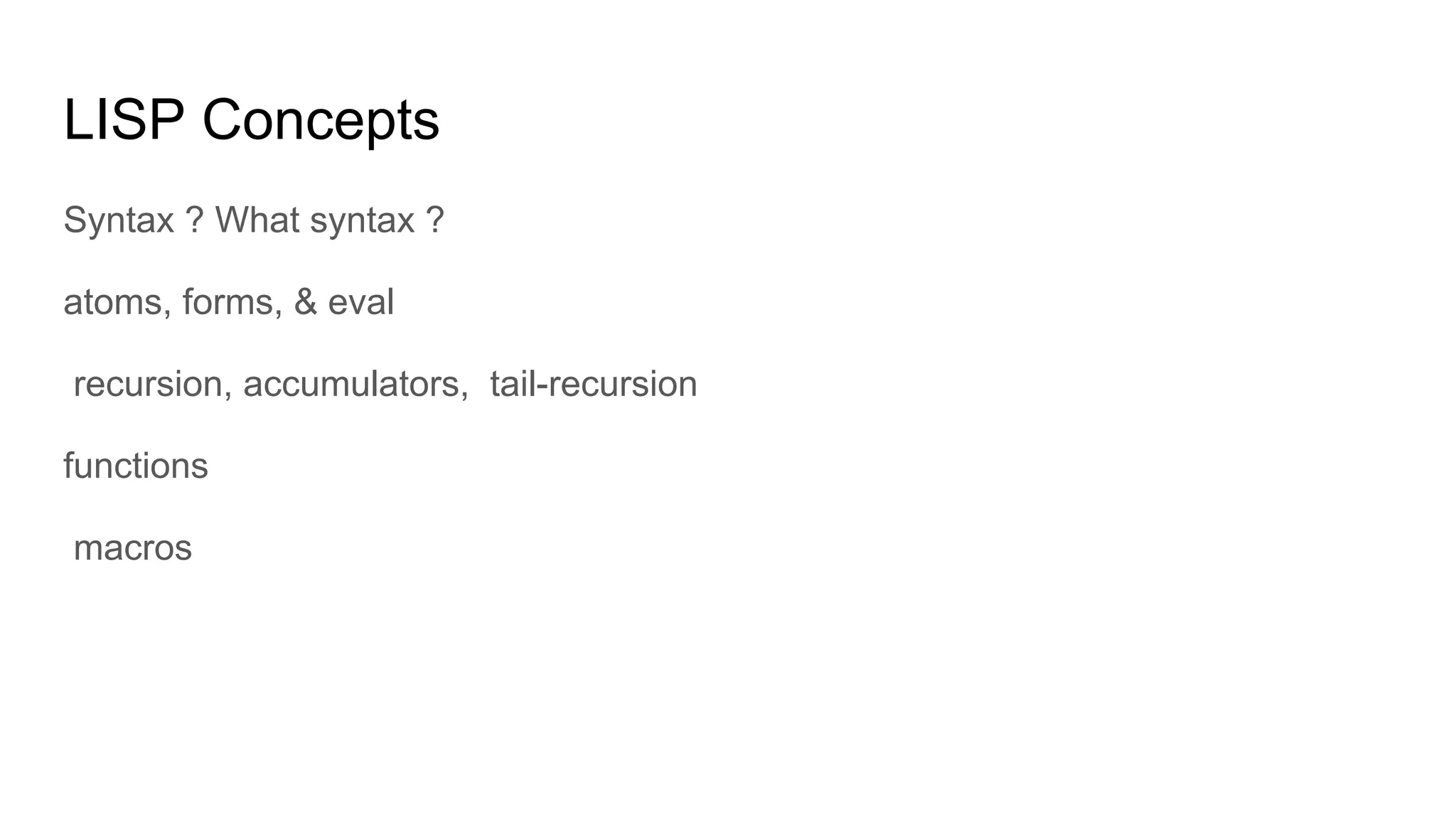 Clojure presentation | PPT