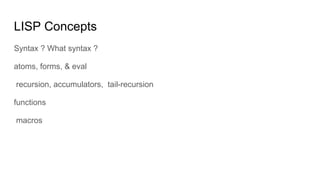 Clojure presentation | PPT