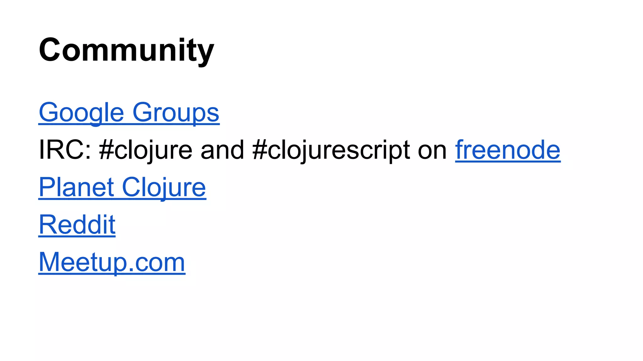 ClojureScript for the web | PDF | Web Development | Internet