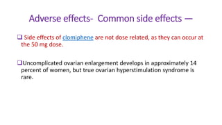 Clomiphene Citrate Stimulation Protocol for Non IVF Cycle | PPTX