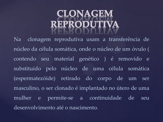 Clonagem filosofia | PPTX