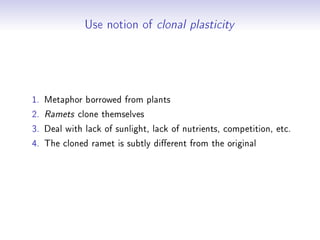 Clonal Plasticity & Operator Placement | PDF | Computer Networking | Computing