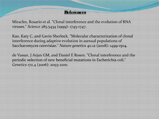 Clonal interfernce in Viral evolution | PPT