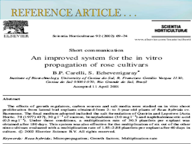 Clonal propagation in ornamental plants | PPTX | Gardening | Home & Garden