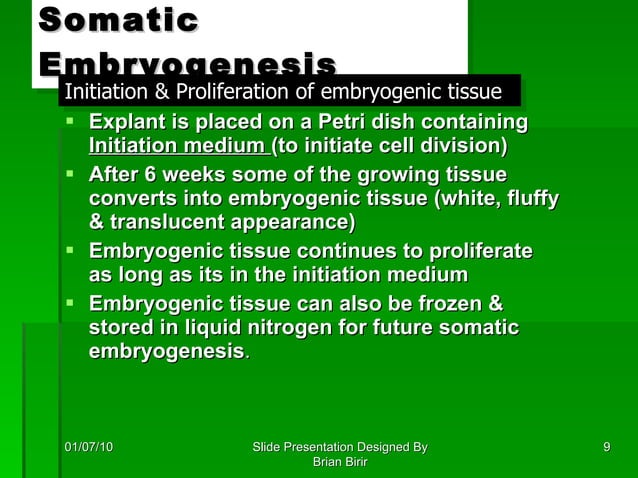 Clonal propagation tissueculture | PPT