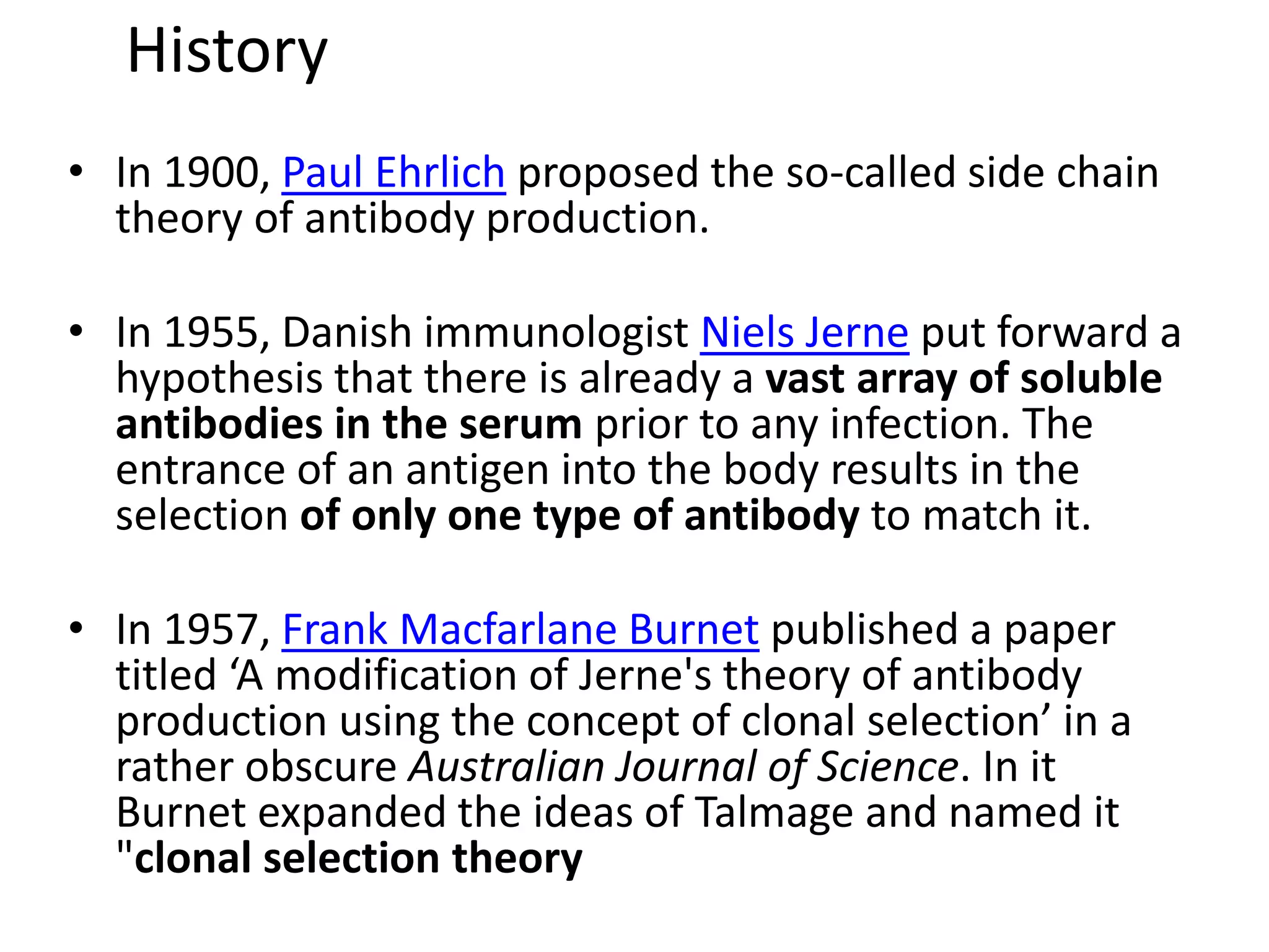 Clonal selection Easy Words to understan | PPTX