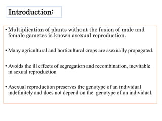 selection in clonally propagated crops assumtions and realities | PPTX