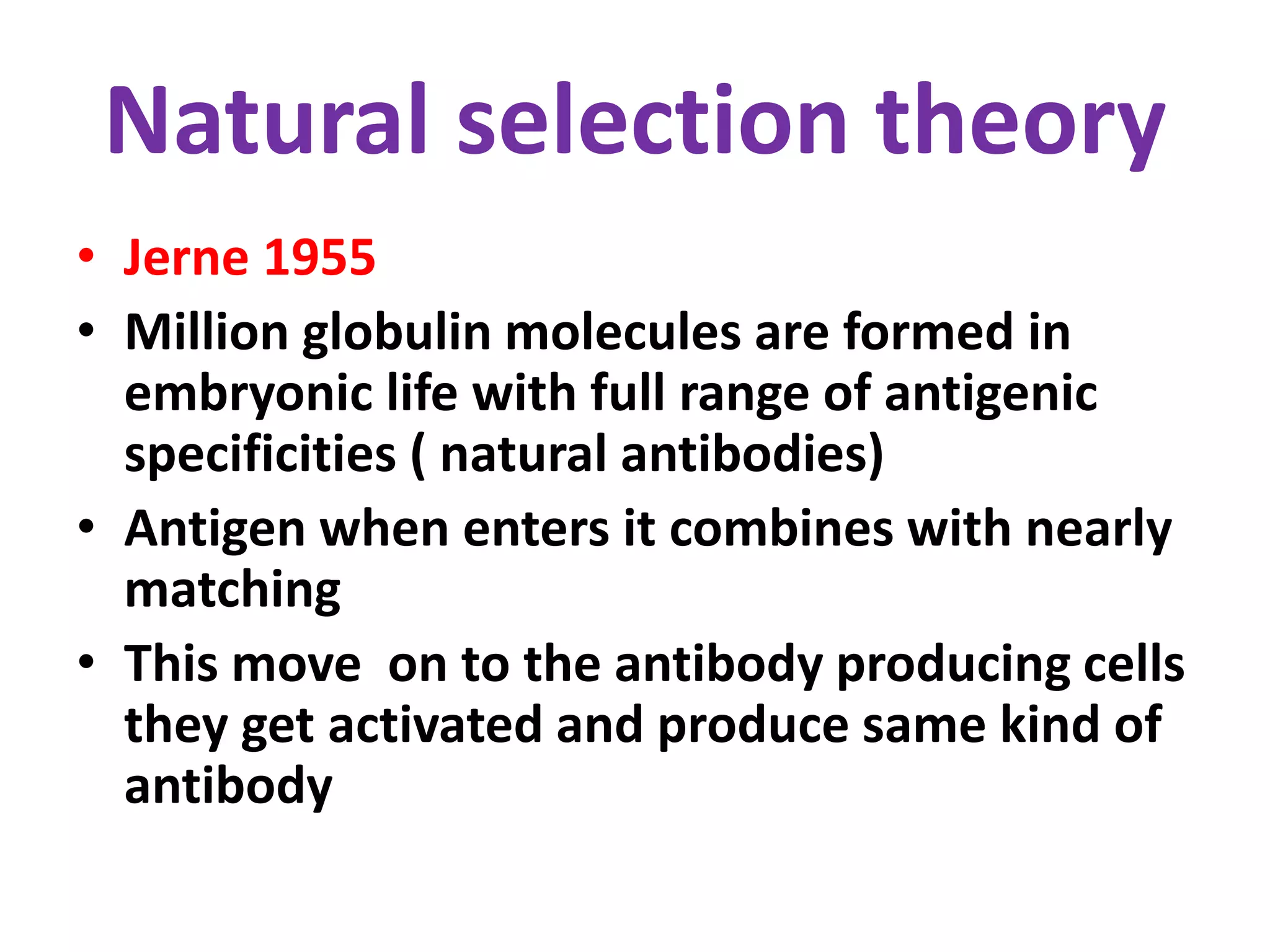 Clonal selection theory | PPTX