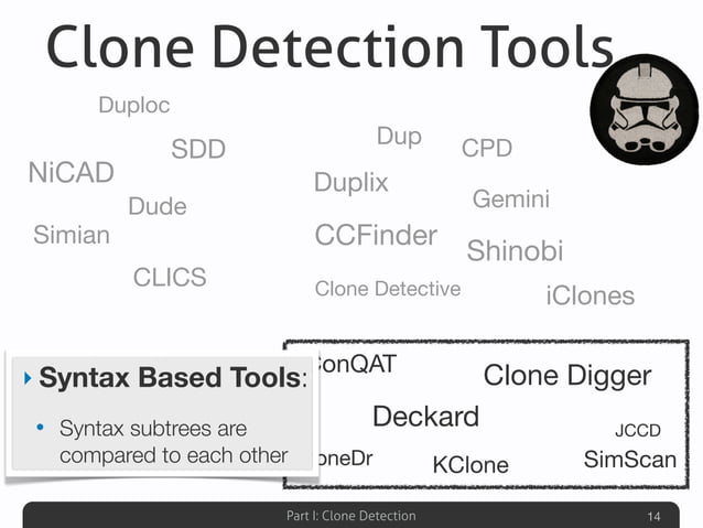 Clone detection in Python | PPT