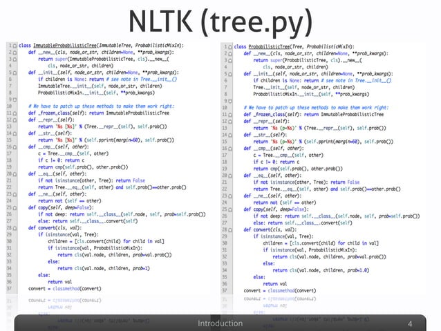 Clone detection in Python | PPT