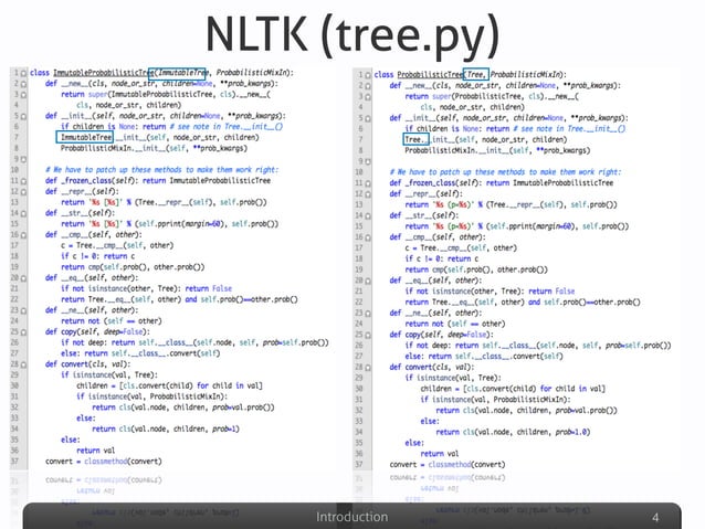 Clone detection in Python | PPT