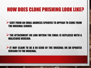 Clone phishing | PPTX