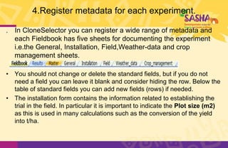 Cloneselector software training | PPT