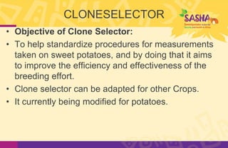 Cloneselector software training | PPT