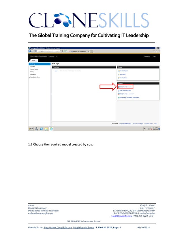 Step by step guide to formatting the SAP BPC EPM Sheet | PDF