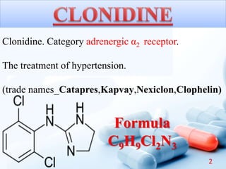 Clonidine | PPT | Free Download