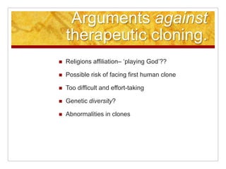 4 Genetics - Cloning (by Meena) | PPT