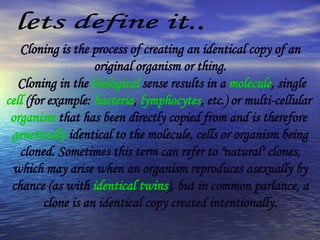 cloning | PPT