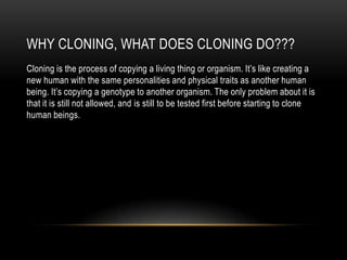 Cloning | PPTX