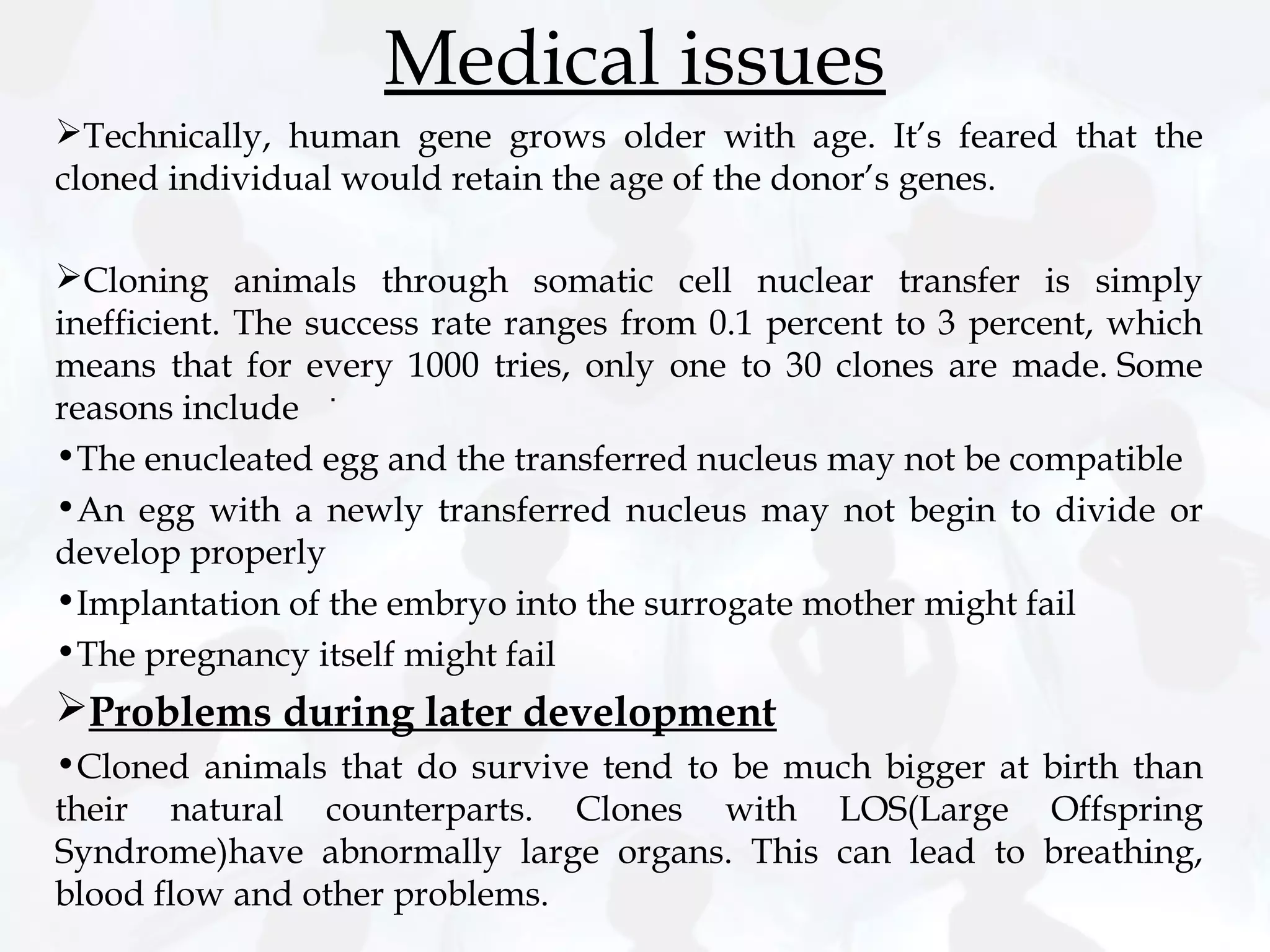 History of Cloning and Ethical Issues of Human Cloning | PPT