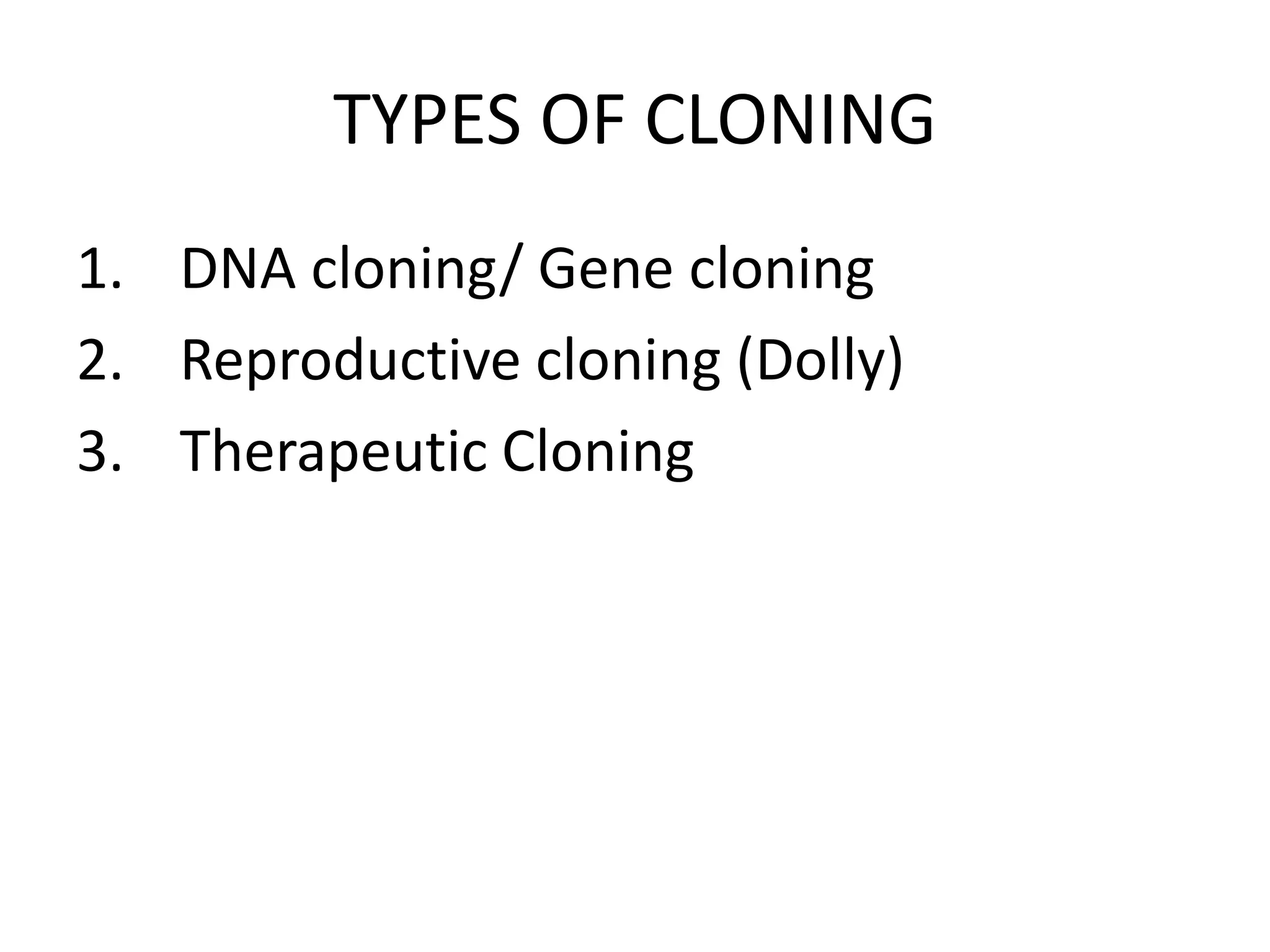 Cloning | PPTX