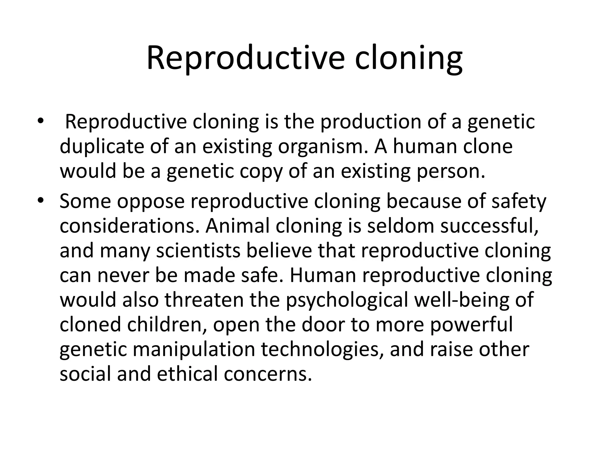 Cloning | PPTX